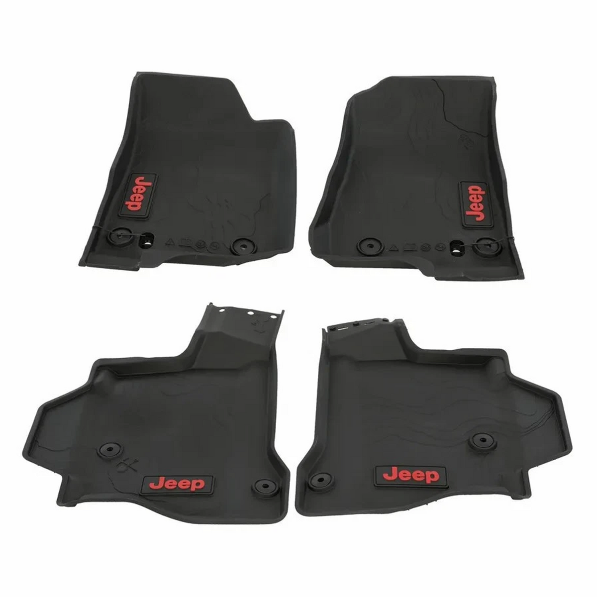 2020-2025 Jeep Gladiator Mopar All-weather Floor Mats 82216629AA ...