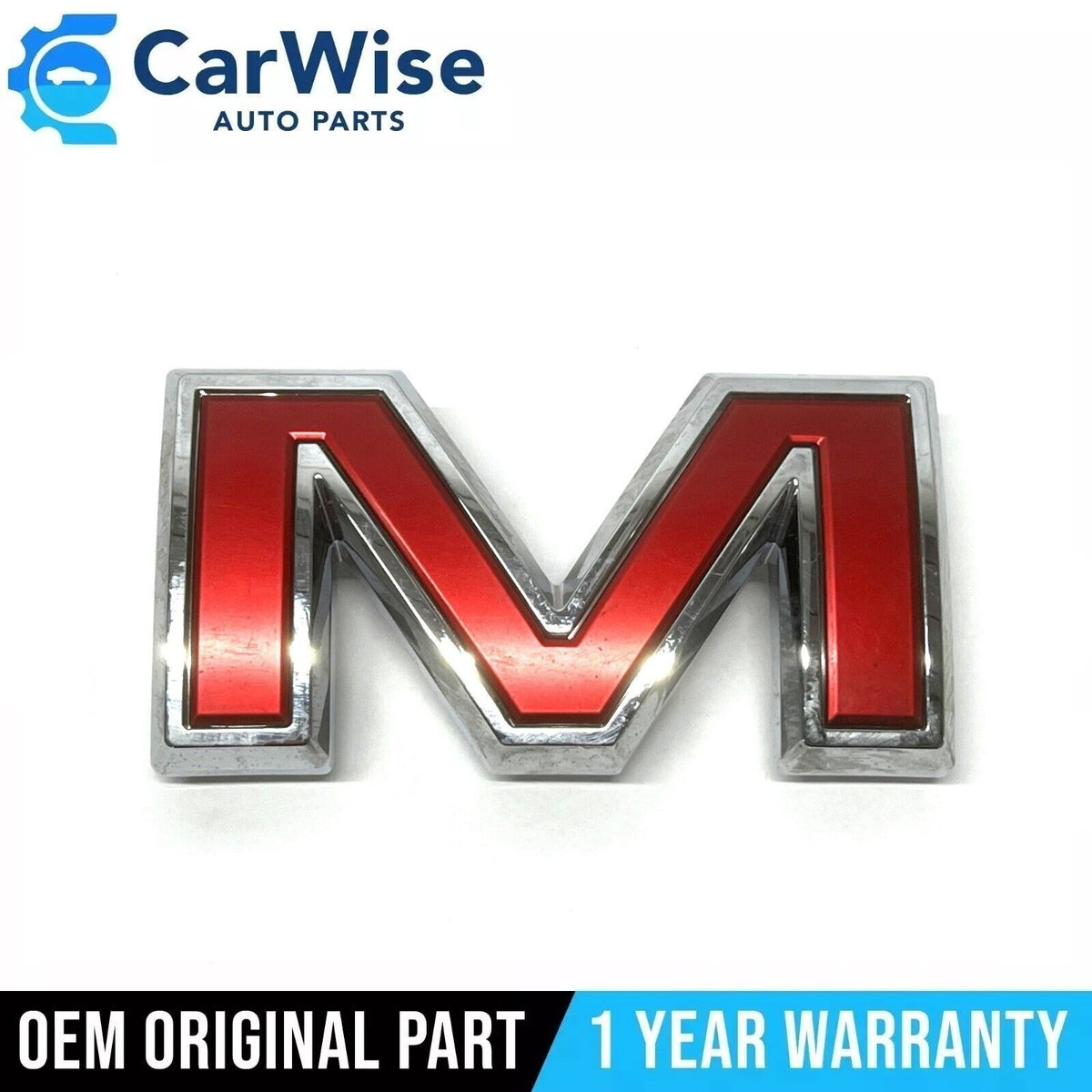 OEM GM Emblem Badge Red Letter M for 2023-2025 Colorado Canyon 8423767 ...